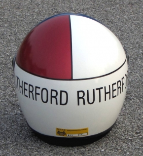 500 Legends: JOHNNY RUTHERFORD 1989 STARCRAFT SIMPSON BANDIT HELMET